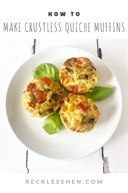 Easy Crustless Quiche Muffins - RecklessHen